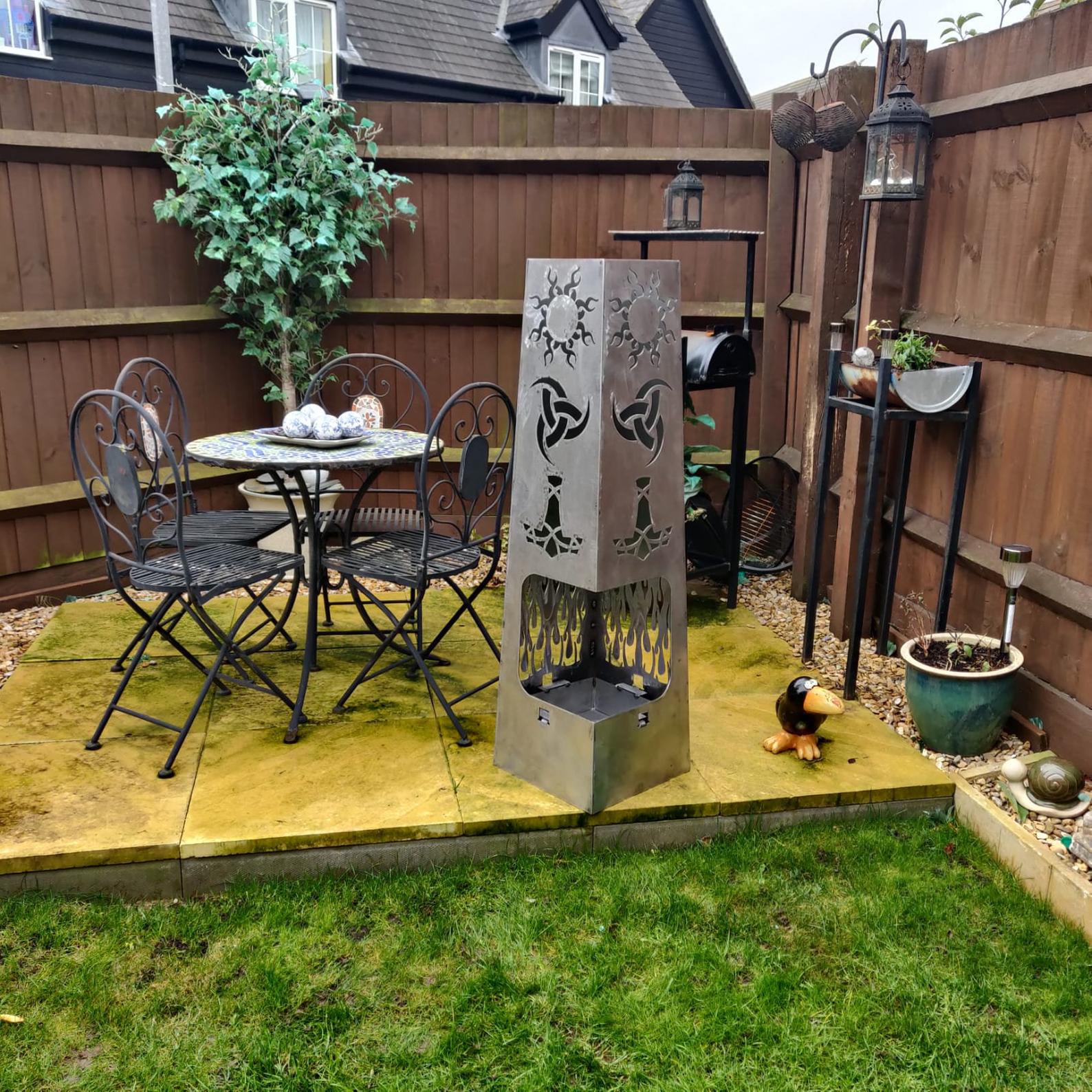 BBQ Shack - Tall Tower Fire Pit